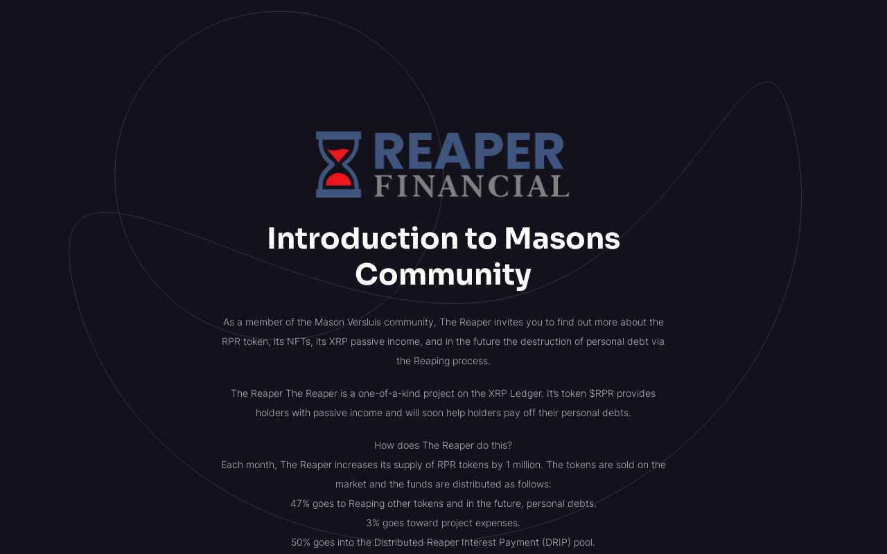 The Reaper Mason Community